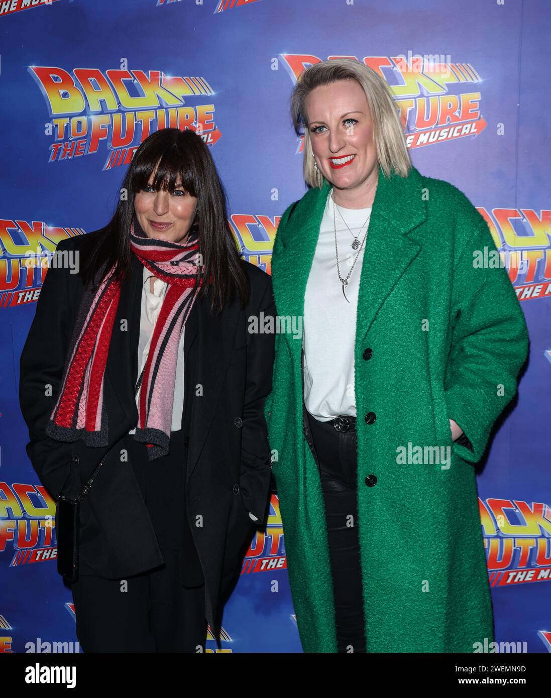 London, UK. 25th Jan, 2024. Anna Richardson and Steph McGovern seen ...