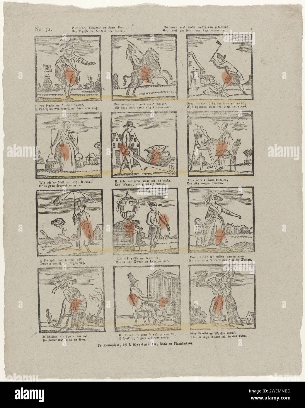 See here, children! On this print, / the Prussian eagle we know, / and ...