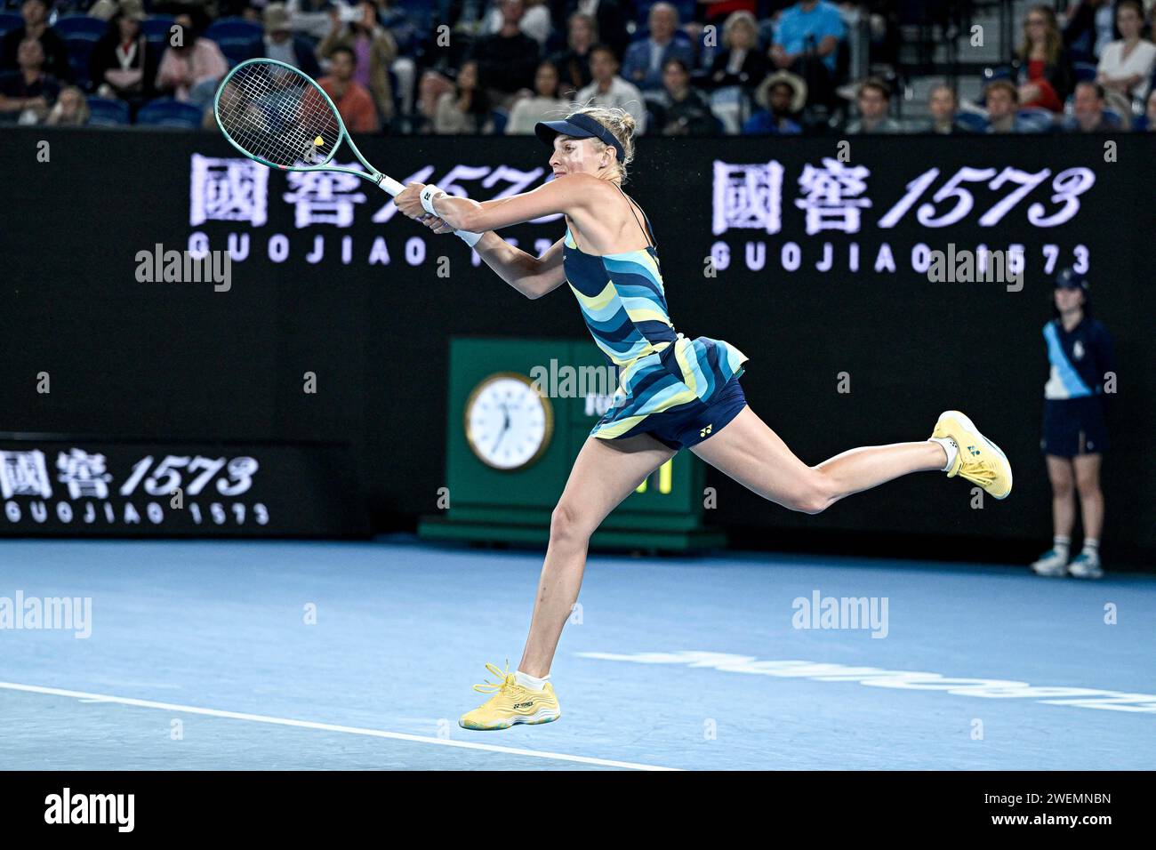 Melbourne, Australia. 25th Jan, 2024. Dayana Oleksandrivna Yastremska of Ukraine during the ...