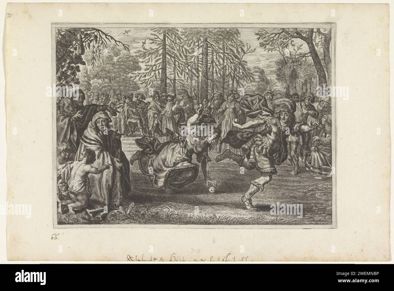 Atalanta Hippomanes, c. 1636 - 1670 print Atalanta has challenged her ...