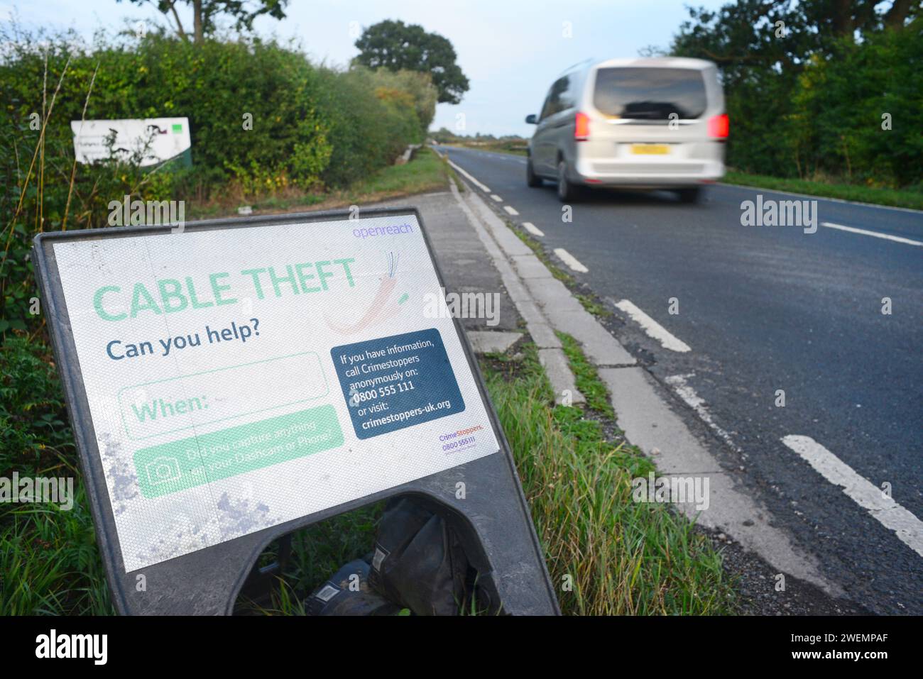 Cable theft hi-res stock photography and images - Alamy