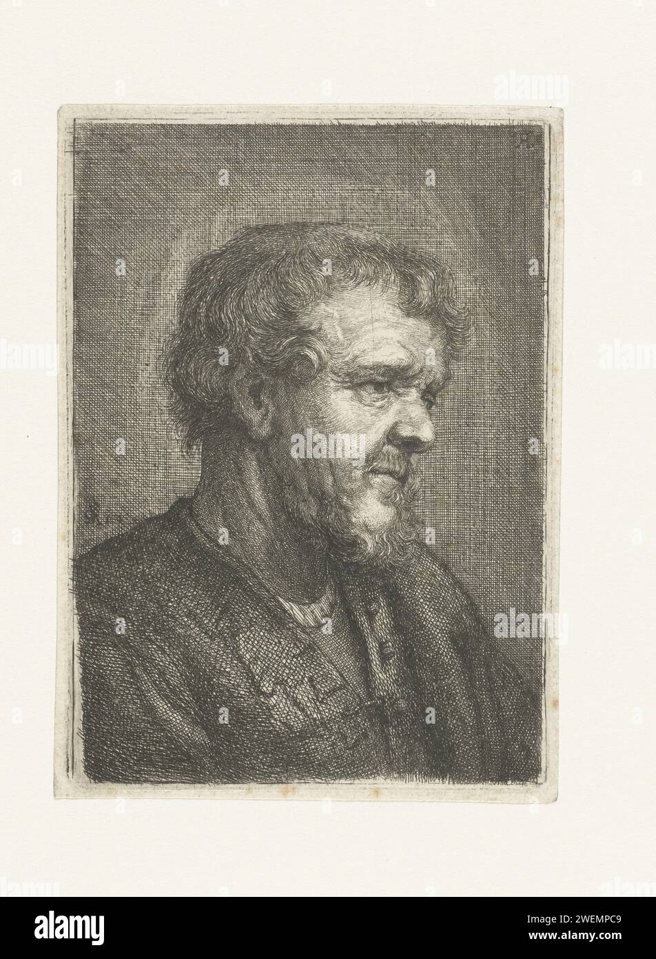 Buste of an old man with beard, Samuel van Hoogstraten (attributed to ...