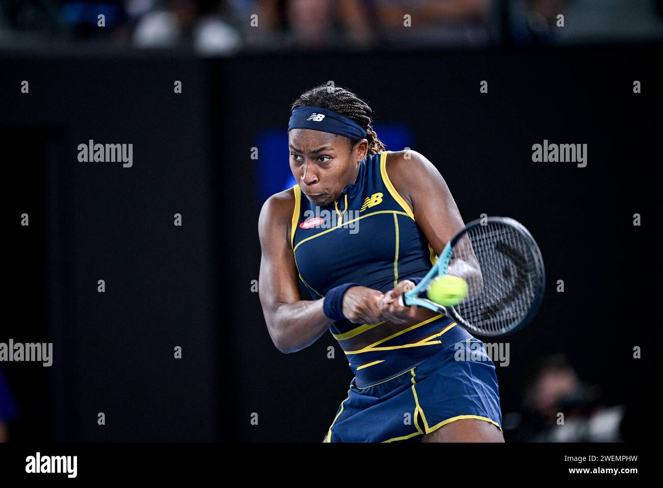 Melbourne, Australia. 25th Jan, 2024. Cori Coco Gauff during the ...