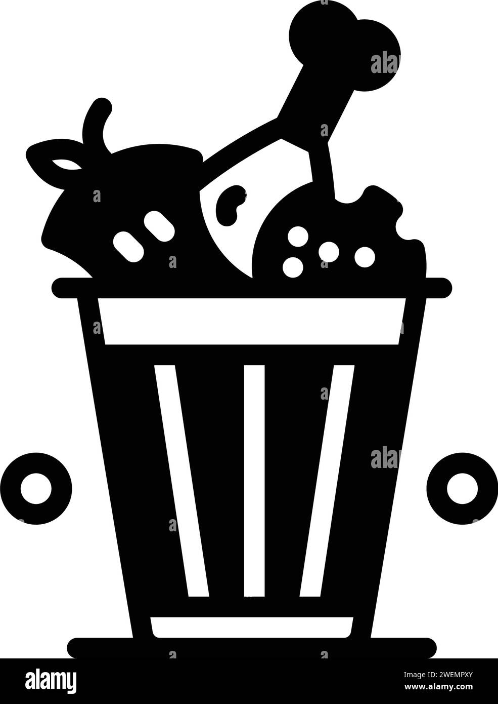 Food waste Stock Vector Images - Alamy