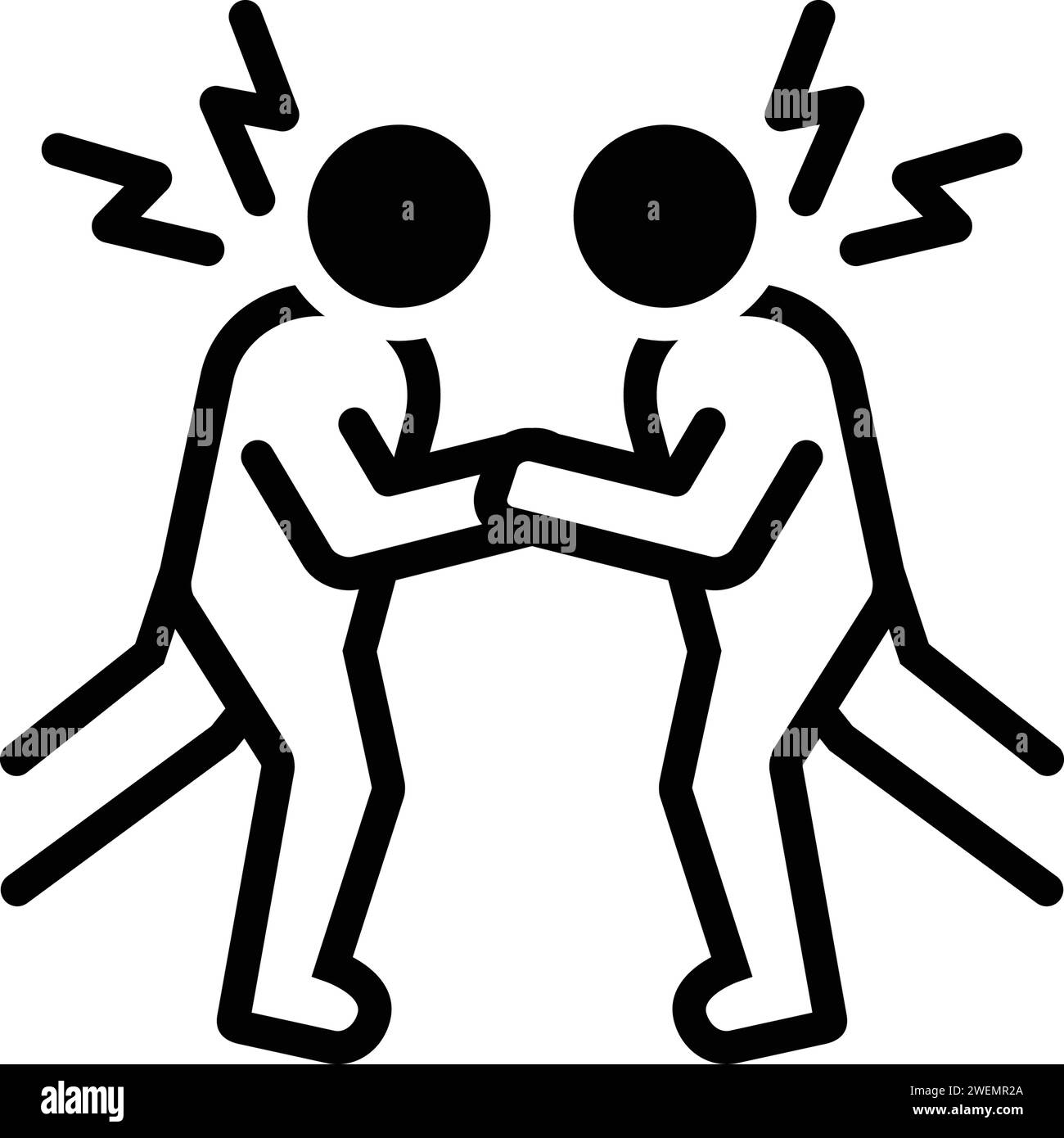 Enemies, illustration Stock Vector Images - Alamy
