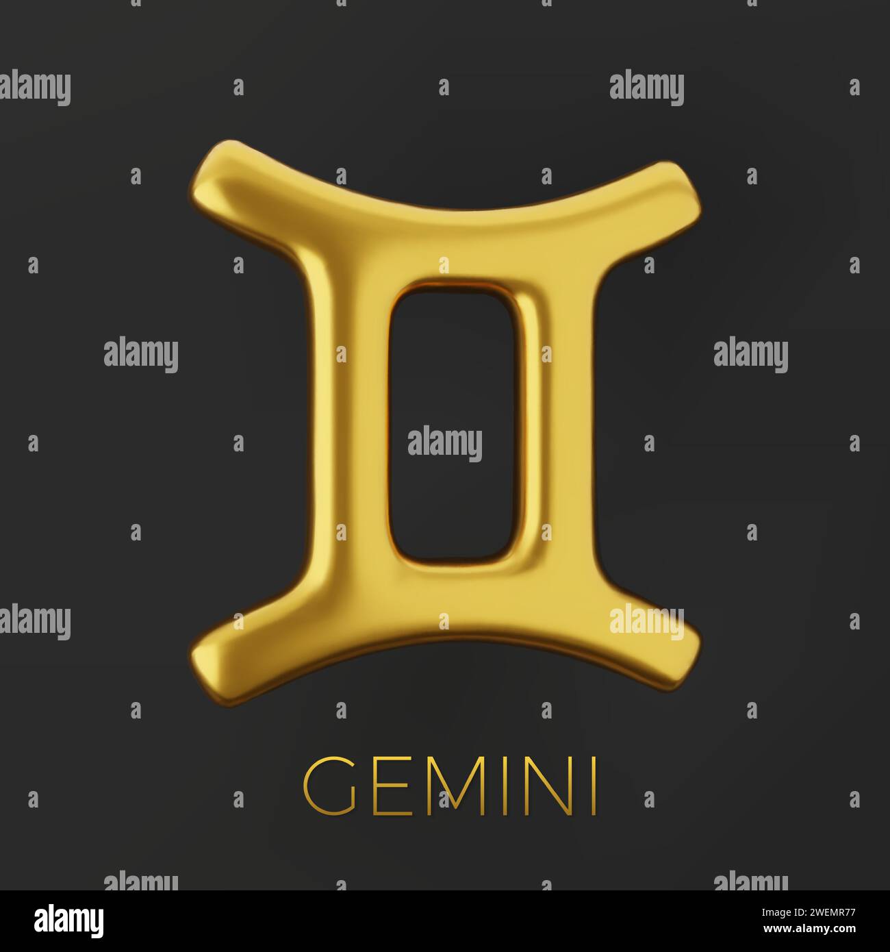 Gemini zodiac sign illustration hi-res stock photography and images - Alamy