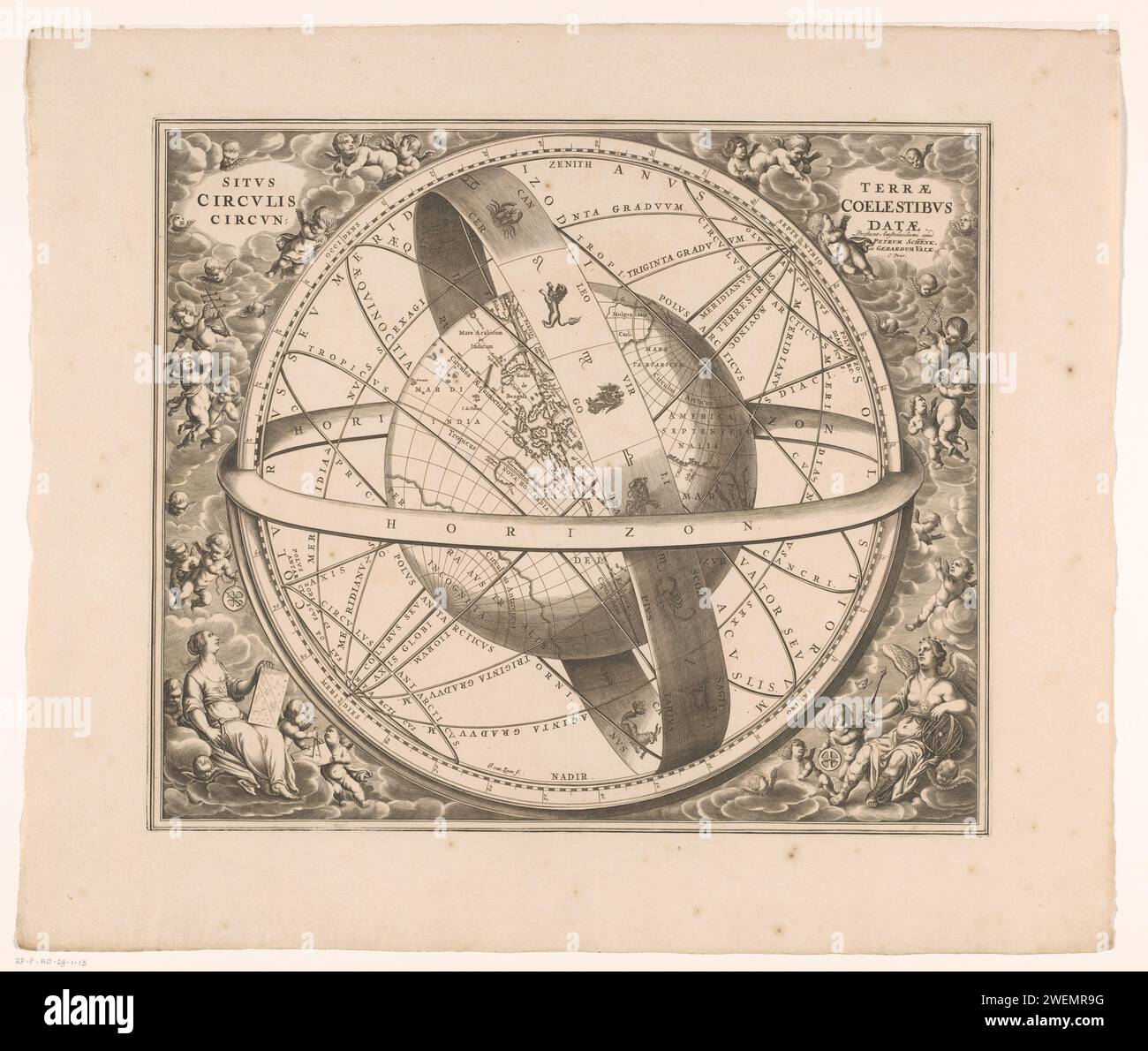 Heaven Card of the Earth According to Het System of Ptolemaeus ...