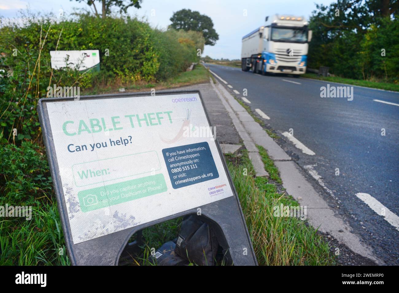 Cable theft hi-res stock photography and images - Alamy