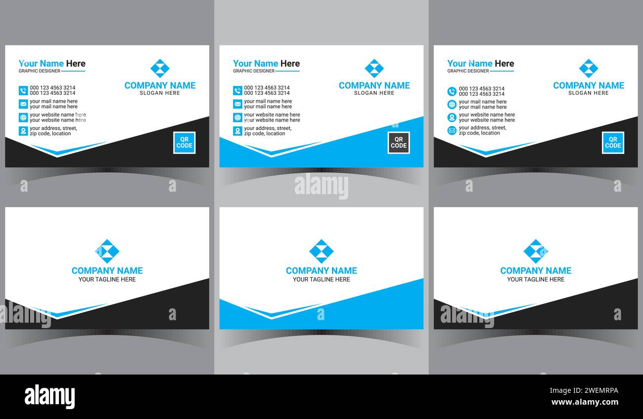 modern business card and creative business card corporate name card ...