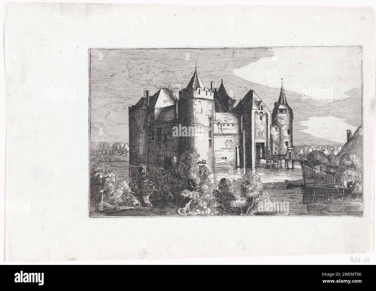 Historical medieval castle muiderslot Cut Out Stock Images & Pictures ...