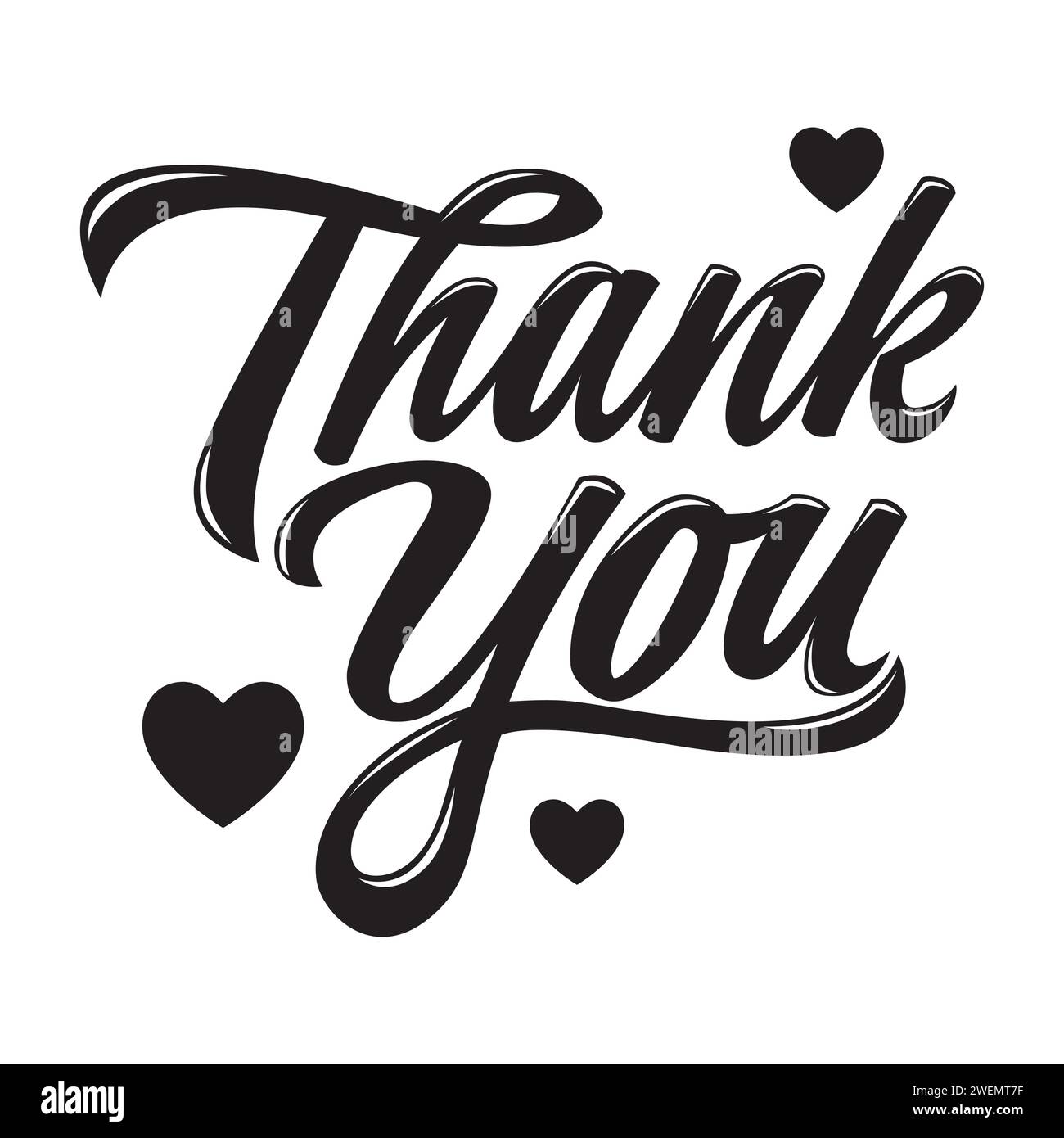 Thank You typography text vector illustration Stock Vector Image & Art ...