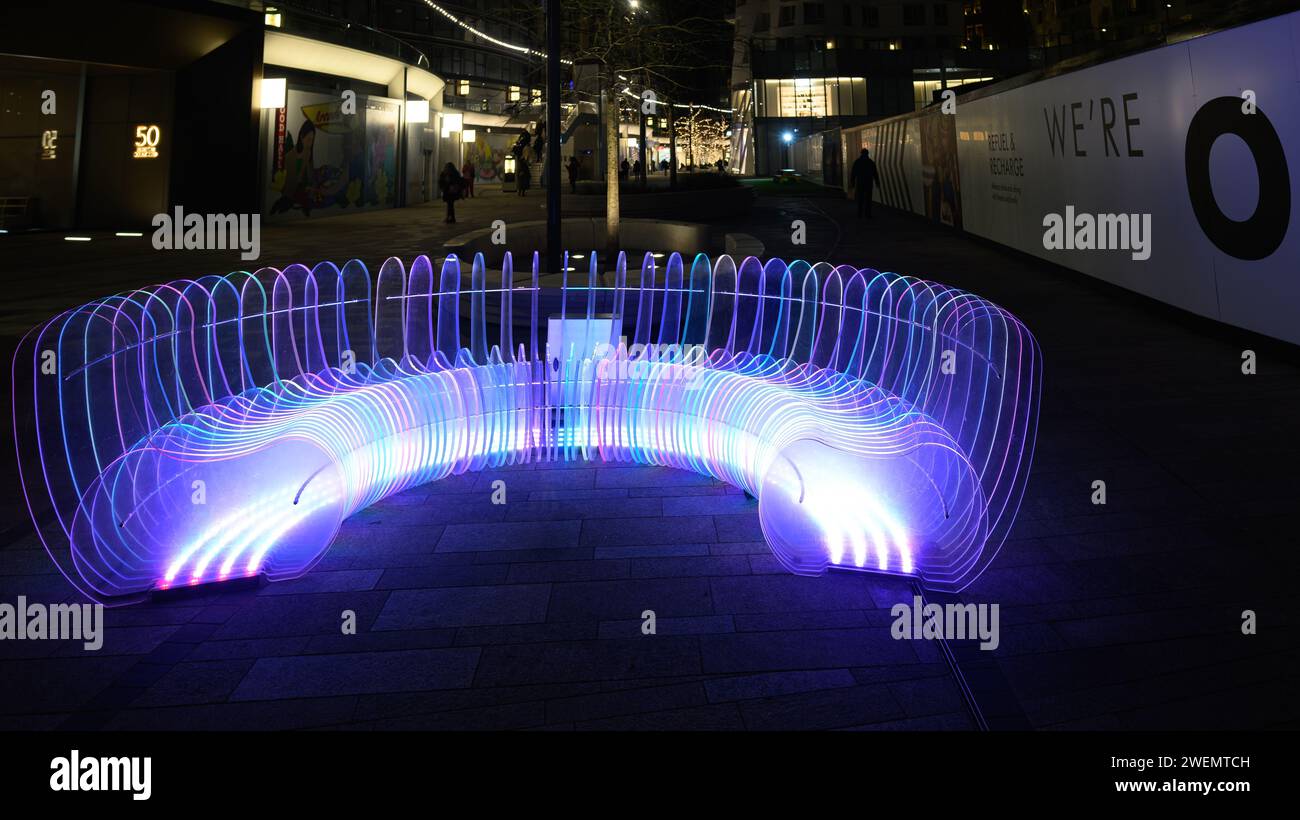 London, UK, 25th January 2024, Battersea Power Station’s annual Light ...