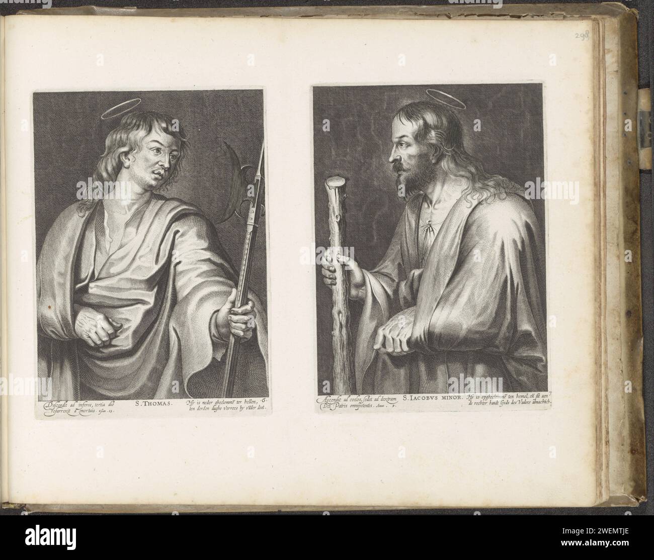 Apostle Thomas / Apostle James de Lesse, 1653 - 1654 print Two ...