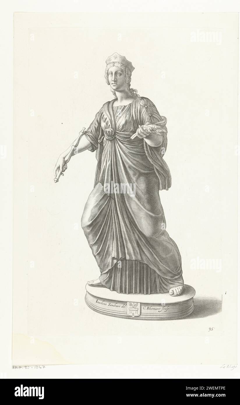 Ceres, Cornelis Bloemaert (II), after Joachim von Sandrart (I), c. 1636 ...