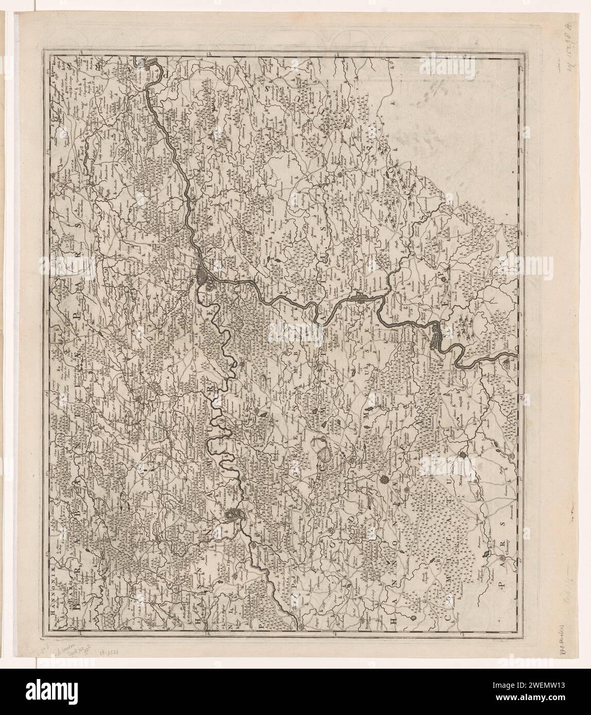 Map of the southern netherlands hi-res stock photography and images - Alamy