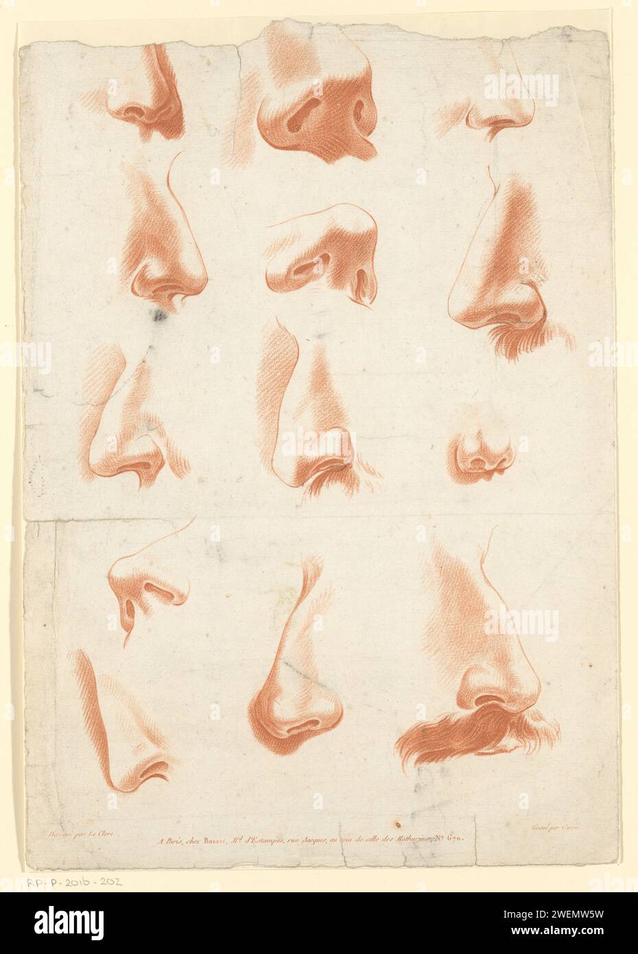 Thirteen studies Van Neuzen, Carré, After Pierre Thomas Le Clerc, 1795 ...