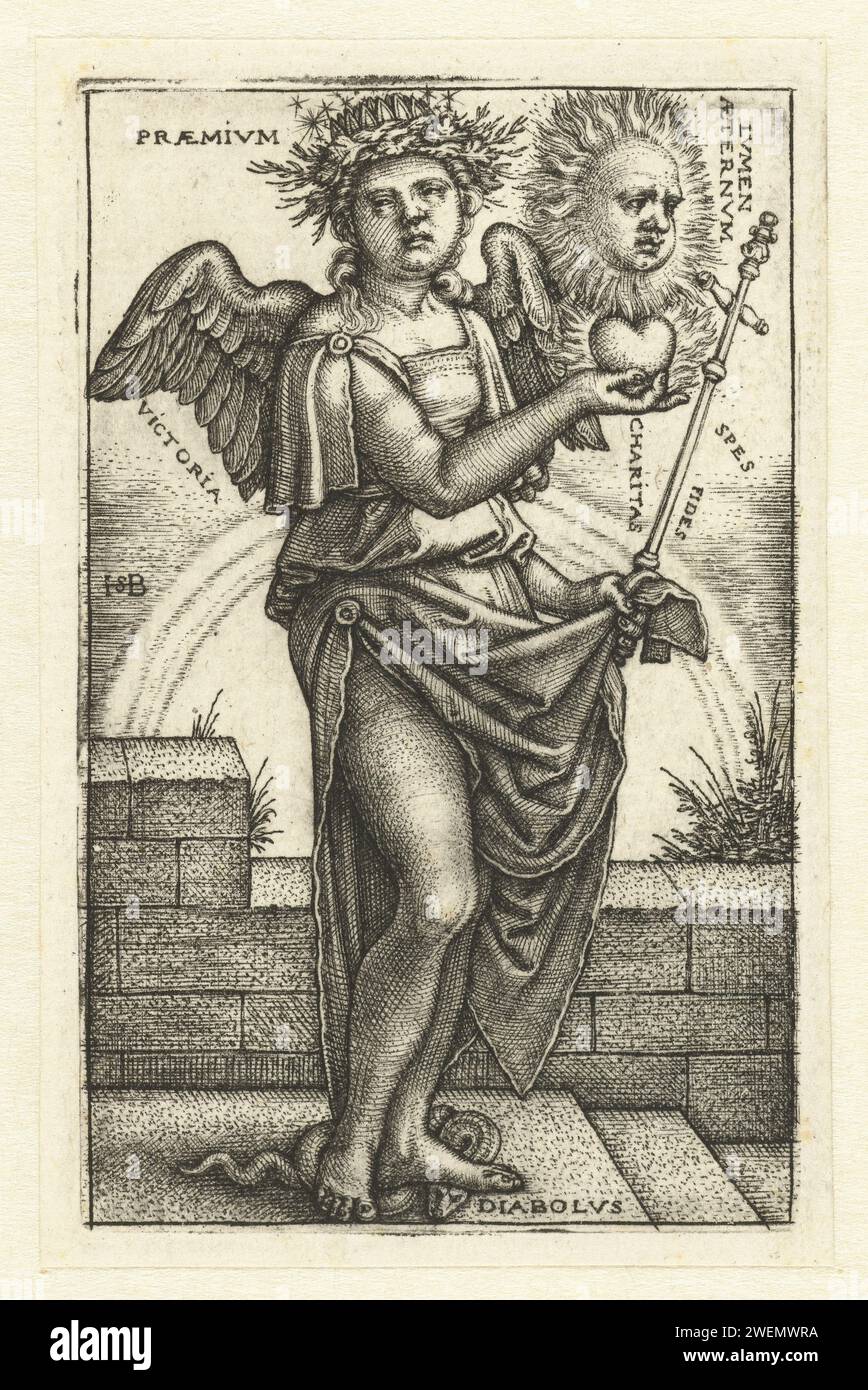 Allegory on Christianity, Anonymous, After Hans Sebald Beham, 1510 ...