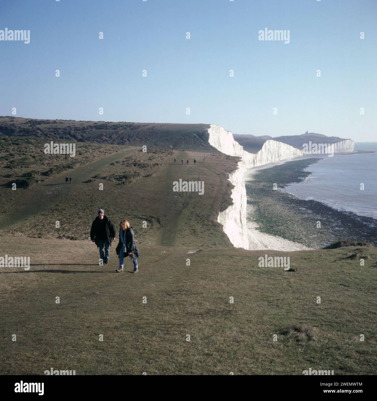 Seven sisters south downs way dean hi-res stock photography and images ...