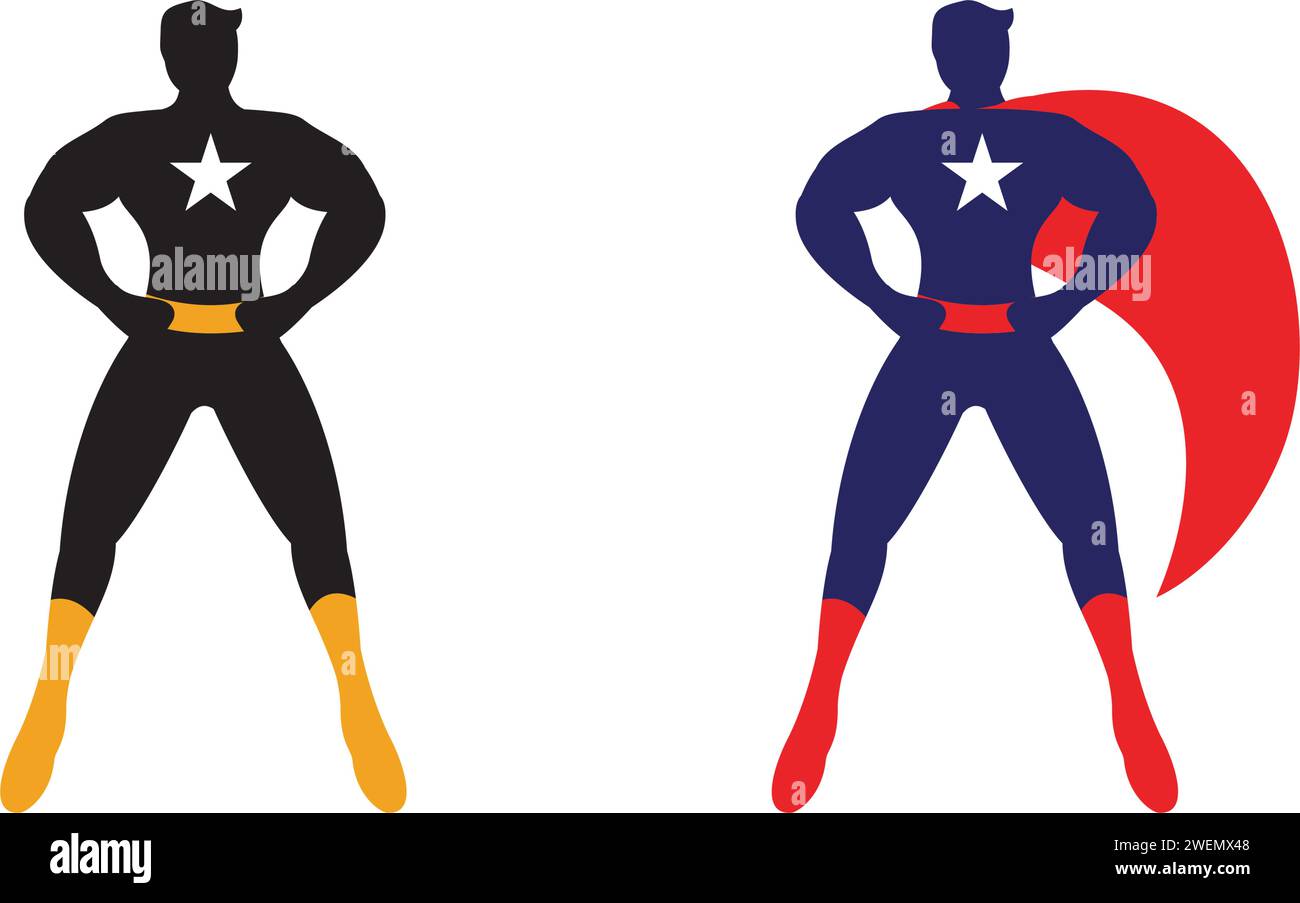 Male superhero vector illustration Stock Vector Image & Art - Alamy