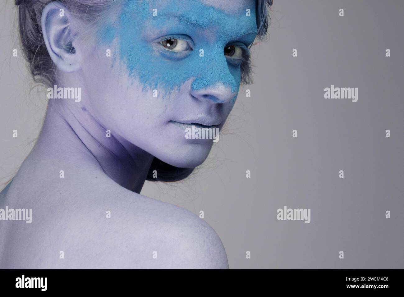 Creative portraits colourful Stock Photo - Alamy