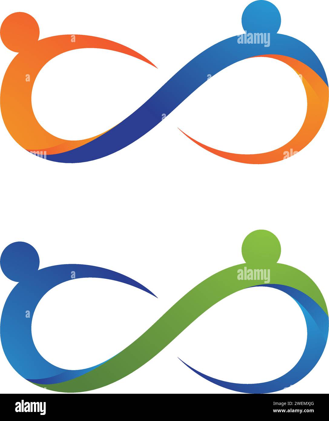 Infinity Design Infinity logo Vector Logo template Stock Vector Image ...