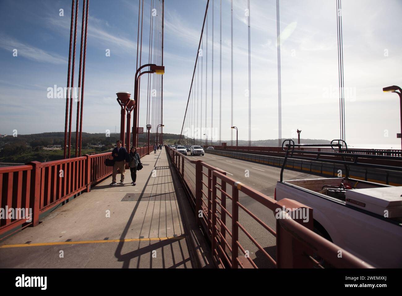 The Golden Gate Bridge is a suspension bridge spanning the Golden Gate ...