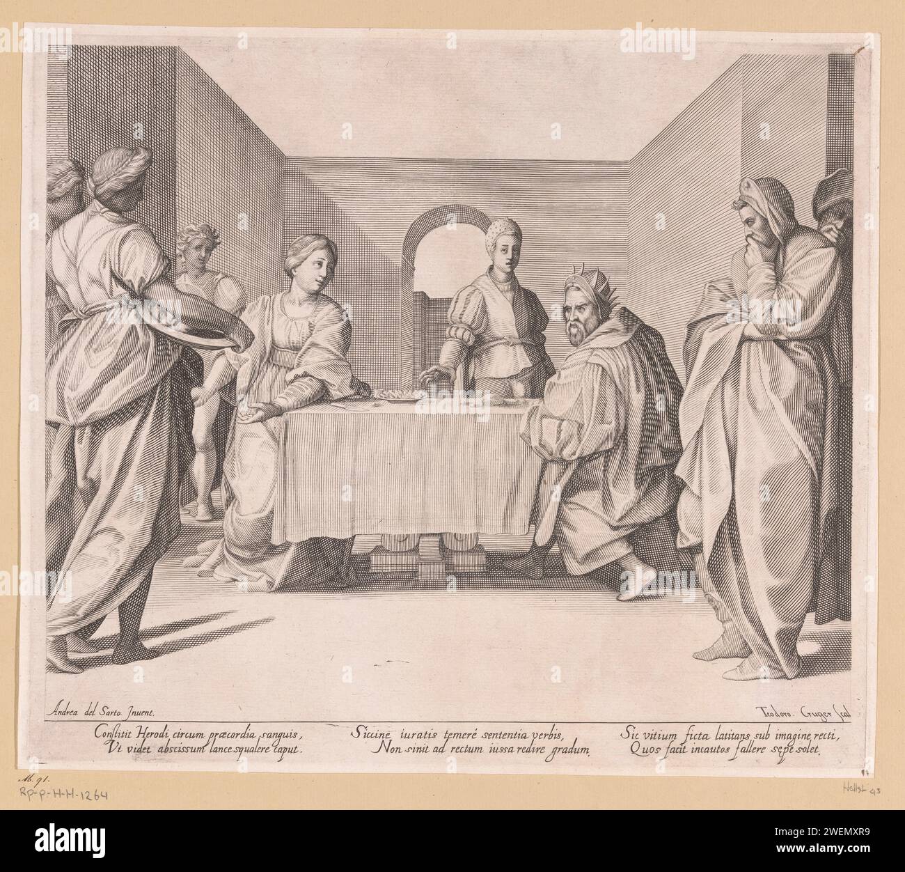 Salome brings Herodias the head of Johannes de Baptist, Dietrich Krüger ...