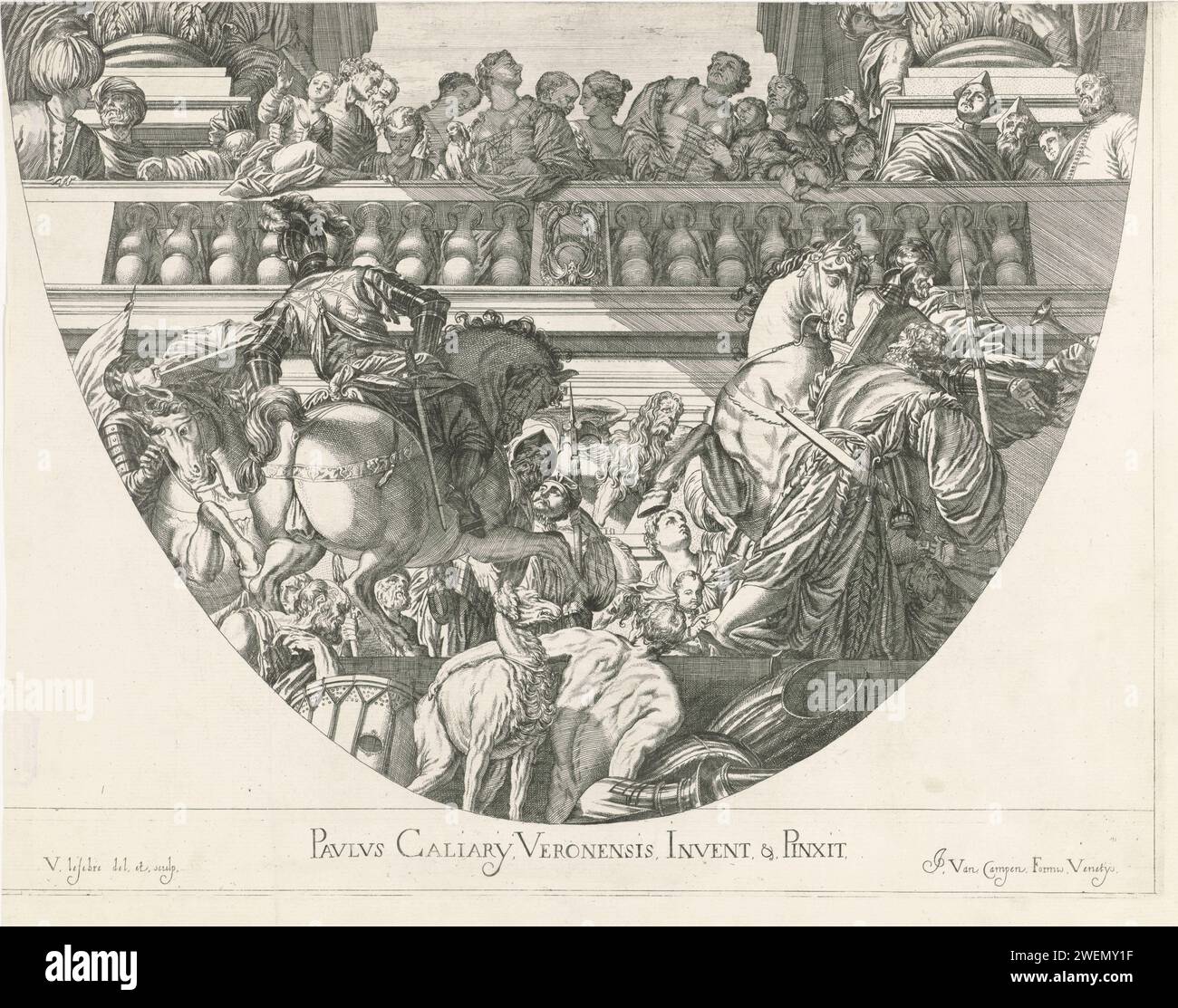 Coronation of Venice, Valentin Lefèbvre, After Paolo Veronese, 1682 ...