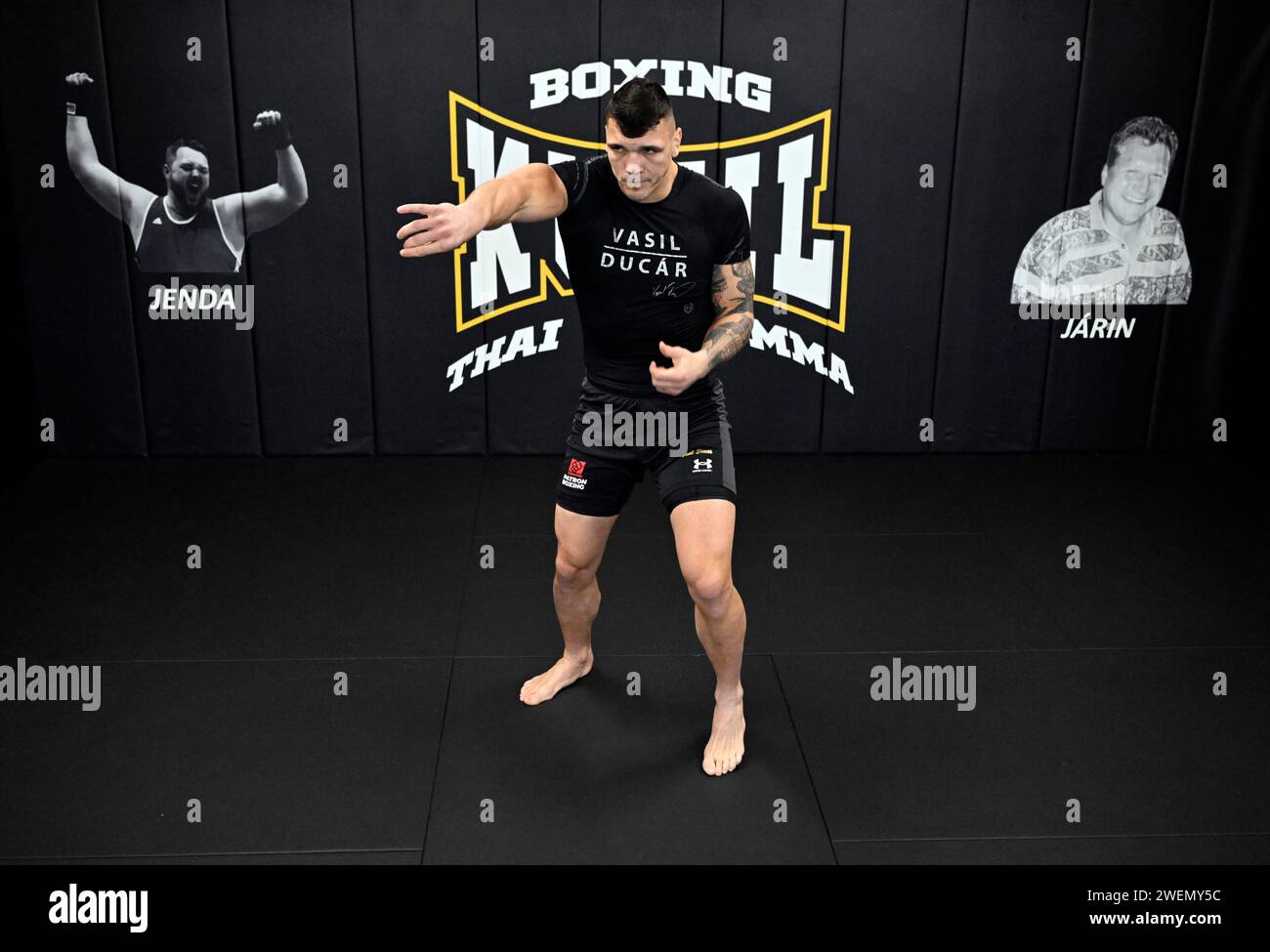 Prague, Czech Republic. 26th Jan, 2024. Wrestler Vasil Ducar at a ...