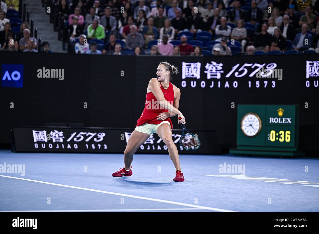 Aryna Sabalenka during the Australian Open AO 2024 Grand Slam tennis ...