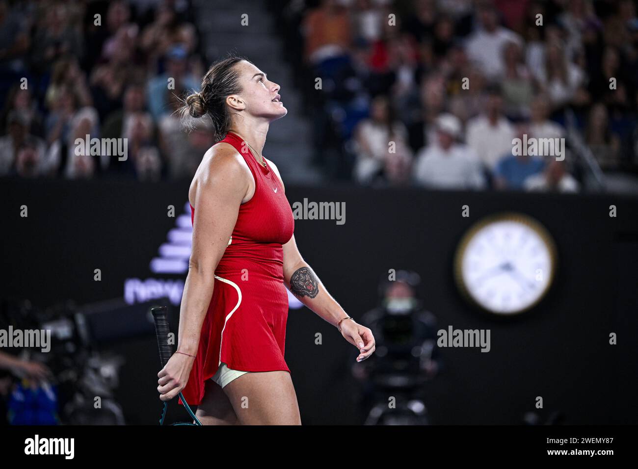 Aryna Sabalenka during the Australian Open AO 2024 Grand Slam tennis ...