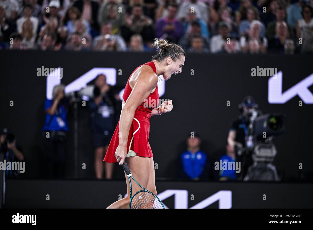 Aryna Sabalenka during the Australian Open AO 2024 Grand Slam tennis ...