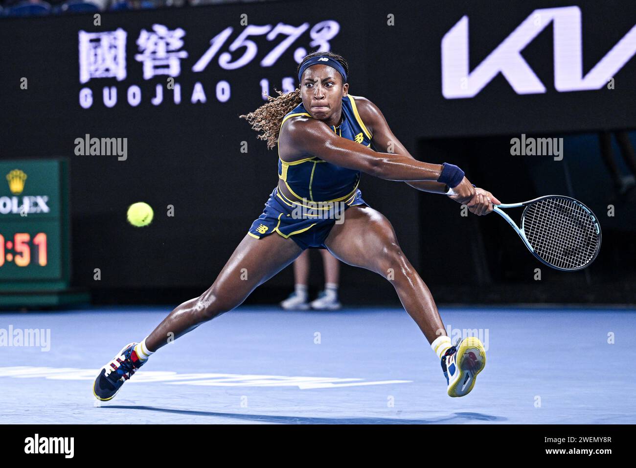Cori Coco Gauff during the Australian Open AO 2024 Grand Slam tennis ...