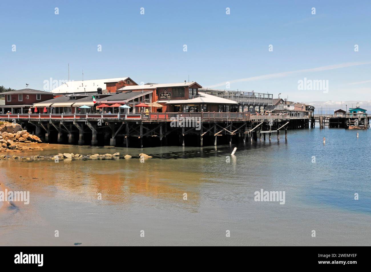 Harbour, Marina, Monterey, Pacific Ocean, California, USA Stock Photo ...