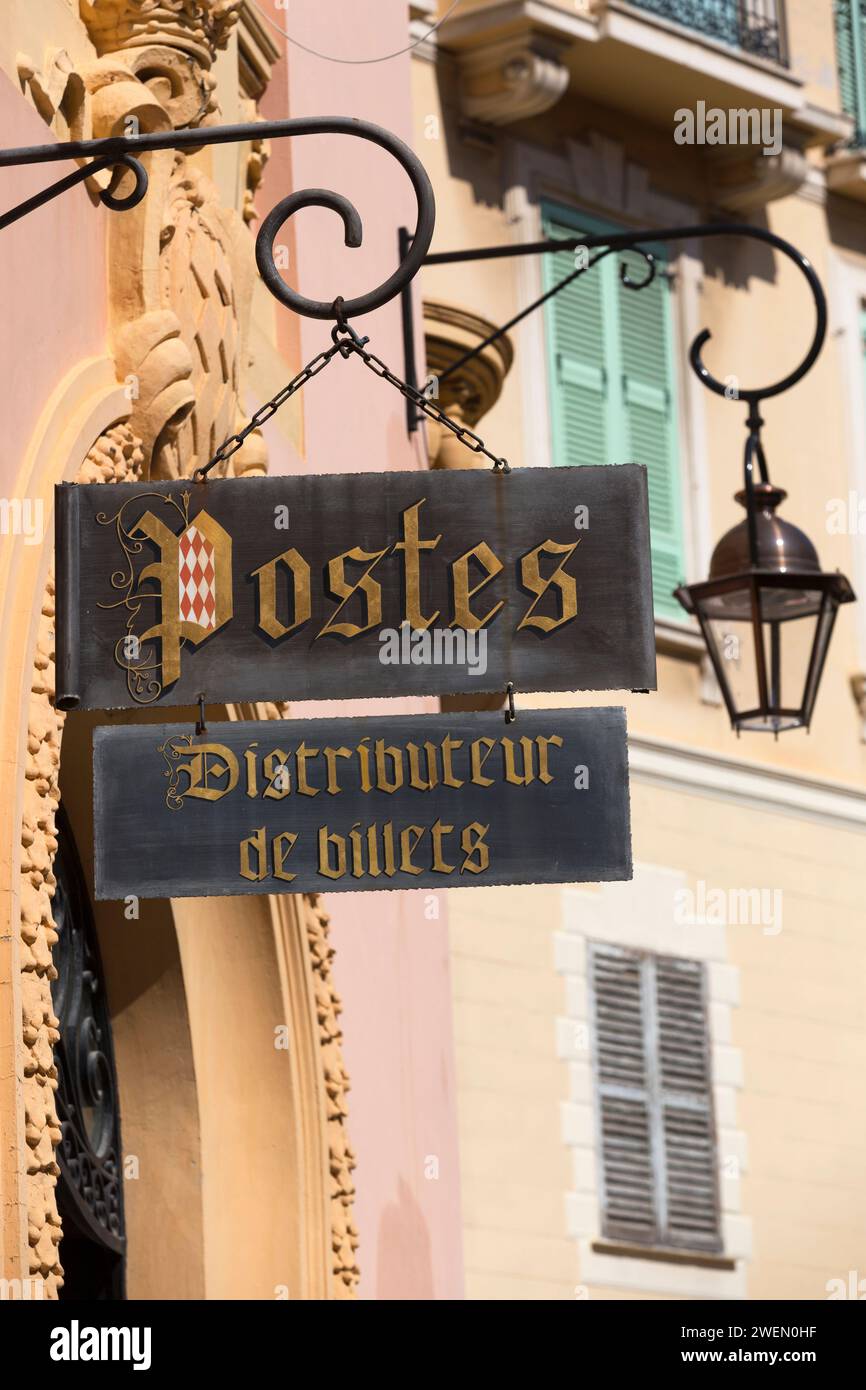 Monaco post office hi-res stock photography and images - Alamy