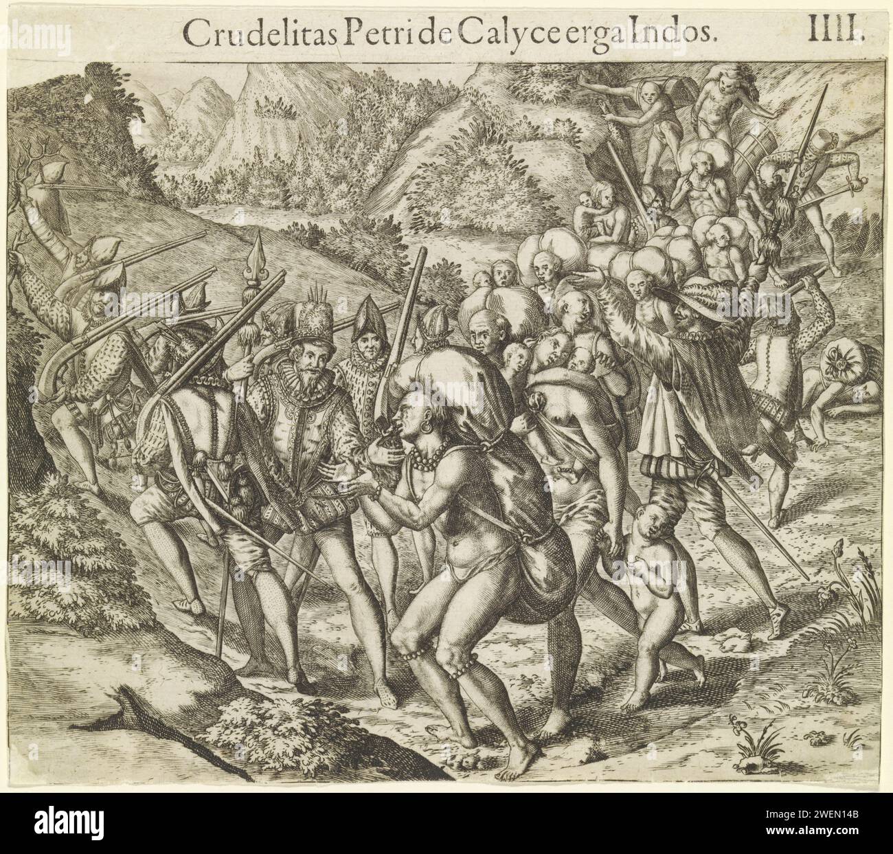 Group original inhabitants of South America are imprisoned by Europeans ...