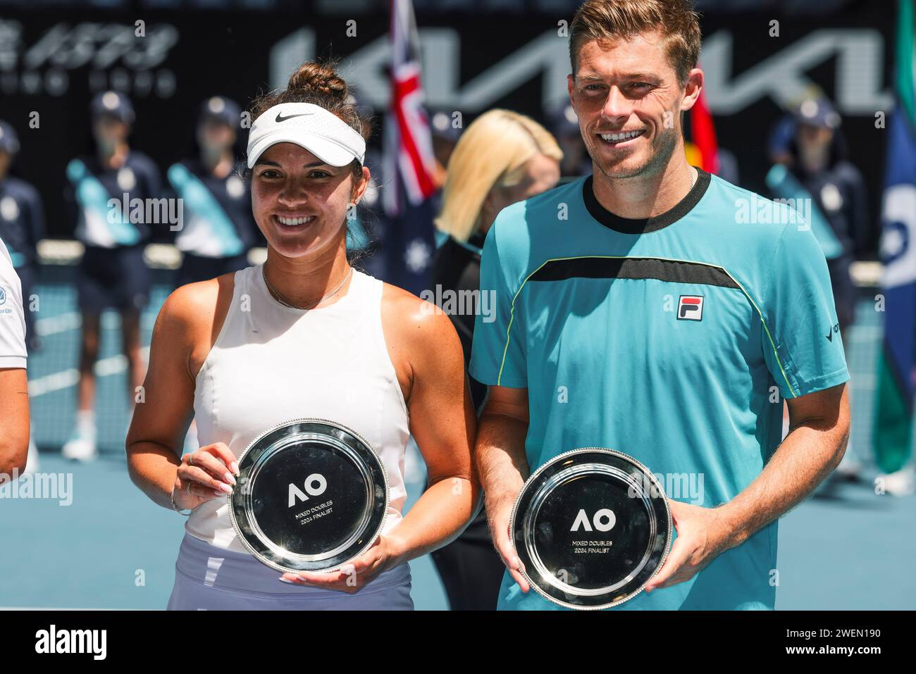 Melbourne, Australia, 26th Jan, 2024. Tennis player Desirae Krawczyk ...