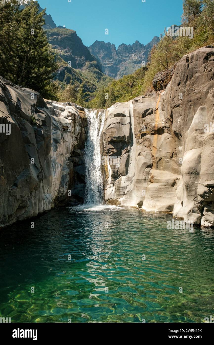 Reunion island waterfall hi-res stock photography and images - Alamy