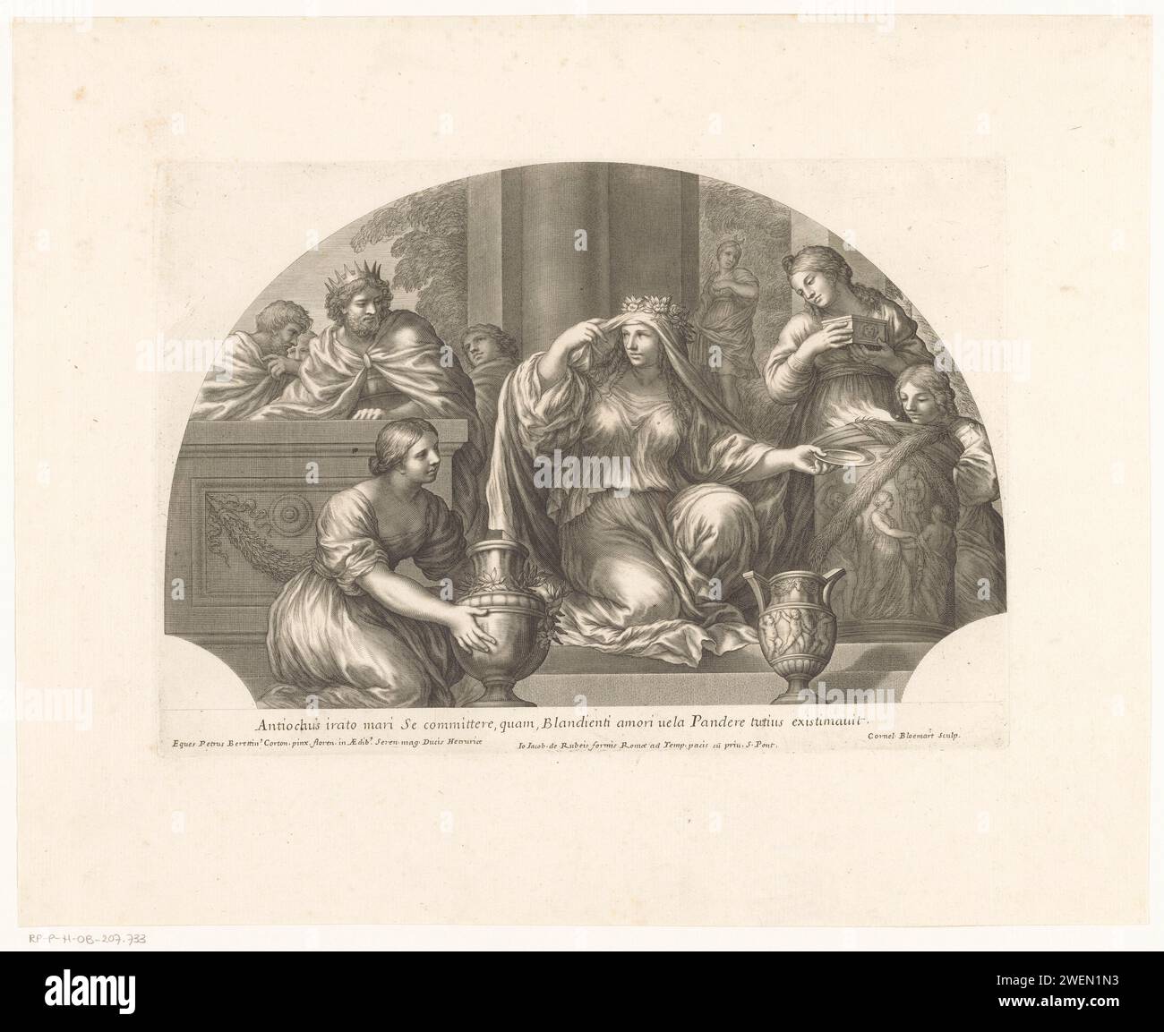 King Antiochus and the priestess of Diana, c. 1677 print King Antiochus ...