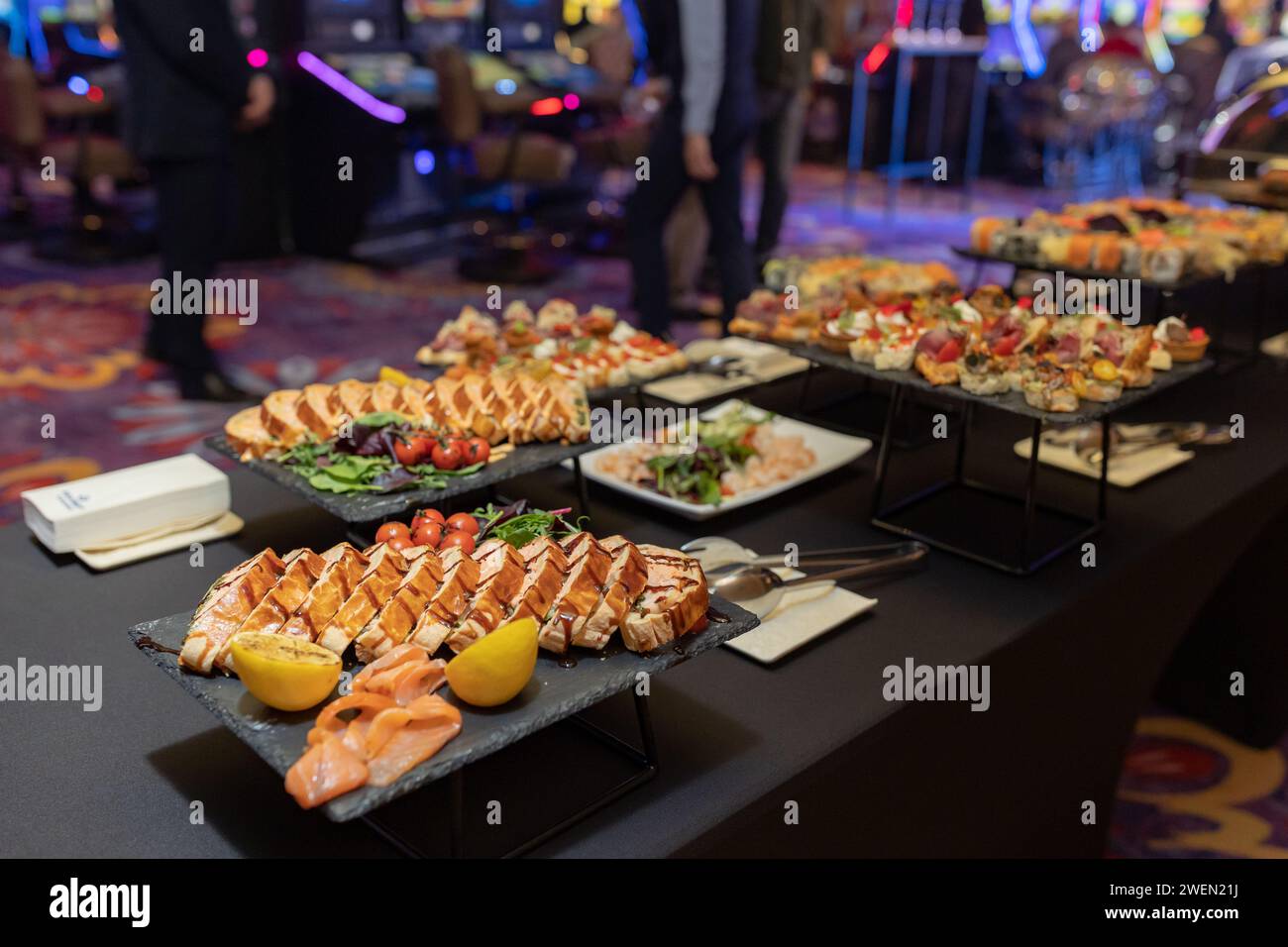 light snacks for the holiday, catering. Various light snacks. Catering ...