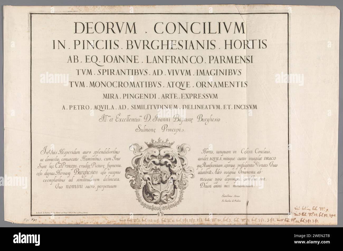 Title print with coat of arms, 1656 print The print originally belonged ...