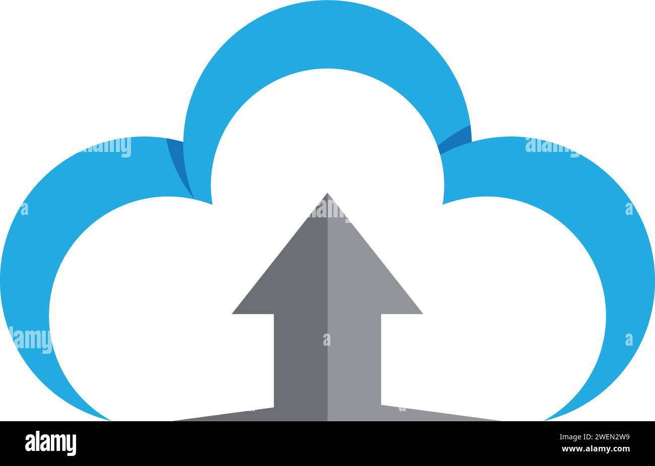 cloud vector logo template design vector Stock Vector Image & Art - Alamy