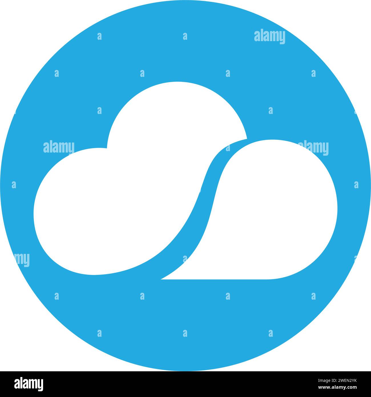 cloud vector logo template design vector Stock Vector Image & Art - Alamy