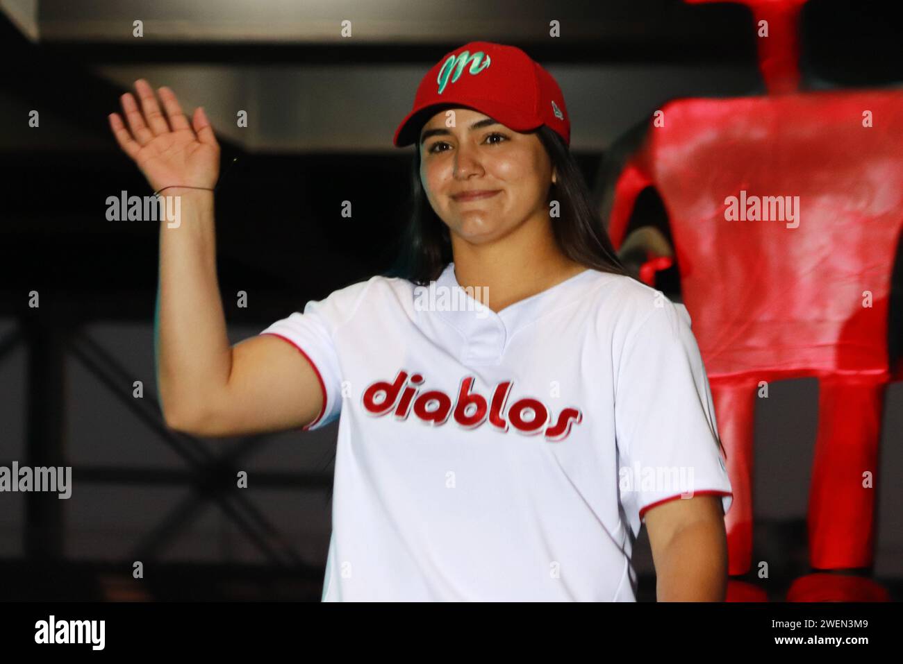 Non Exclusive: January 24, 2024 in Mexico City, Mexico: Dafne Bravo ...