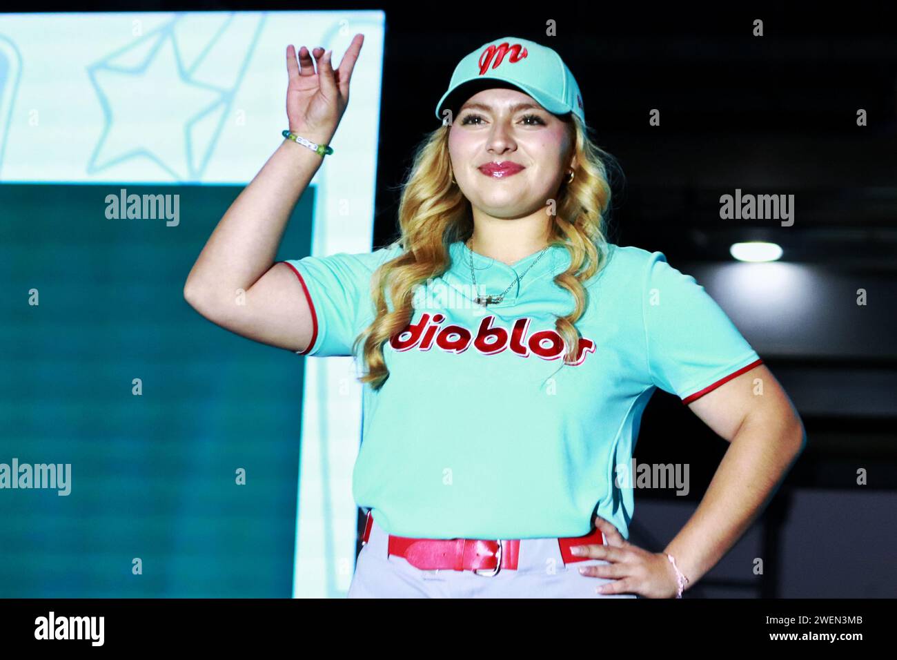 Non Exclusive: January 24, 2024 in Mexico City, Mexico: Dafne Bravo ...