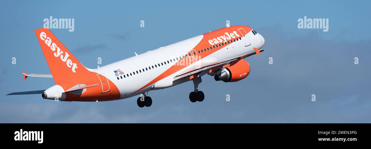 Tenerife, Spain January 21 st, 2024 Airbus A320-214. easyJet Air ...