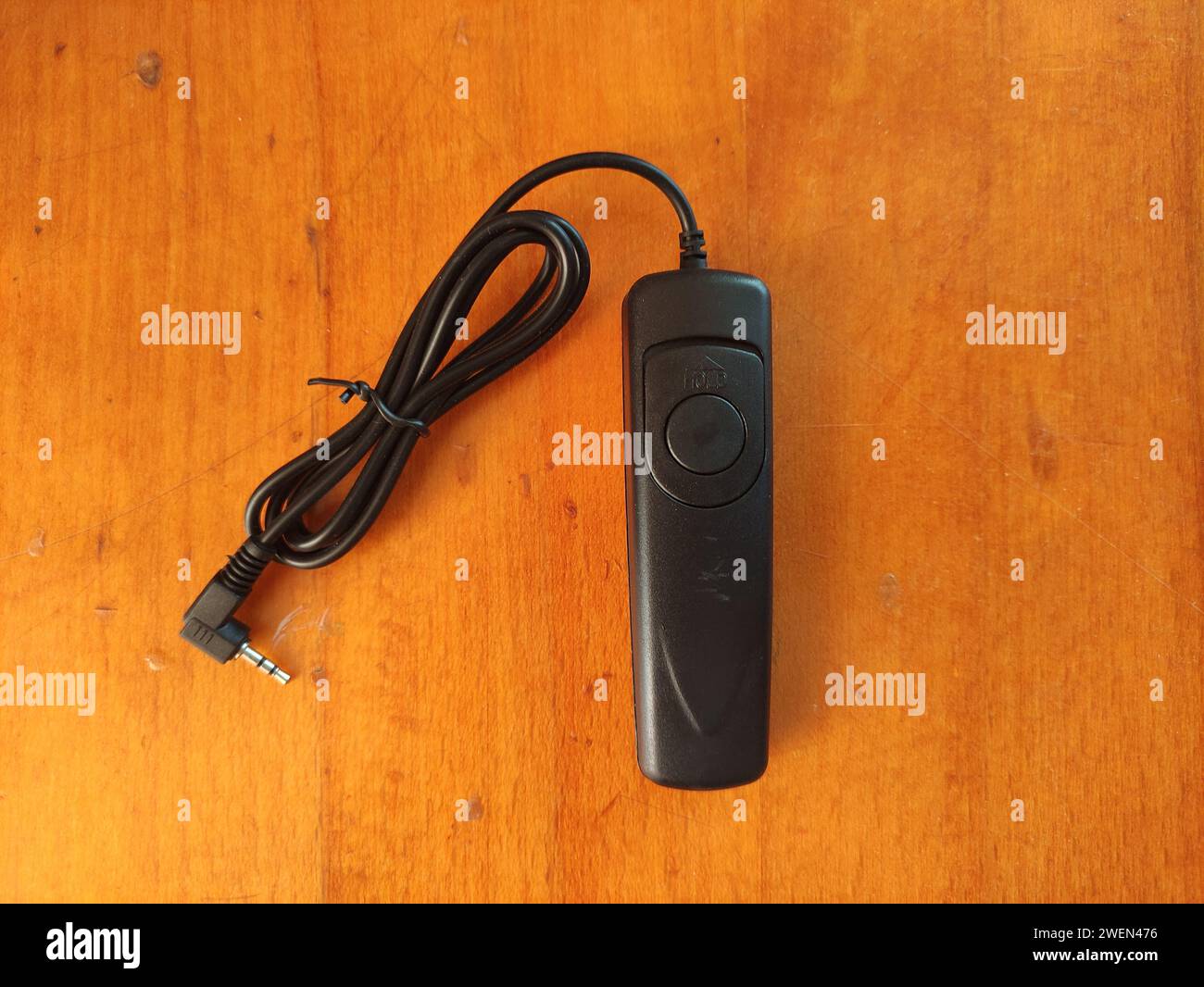 Wired remote control for camera control Stock Photo - Alamy