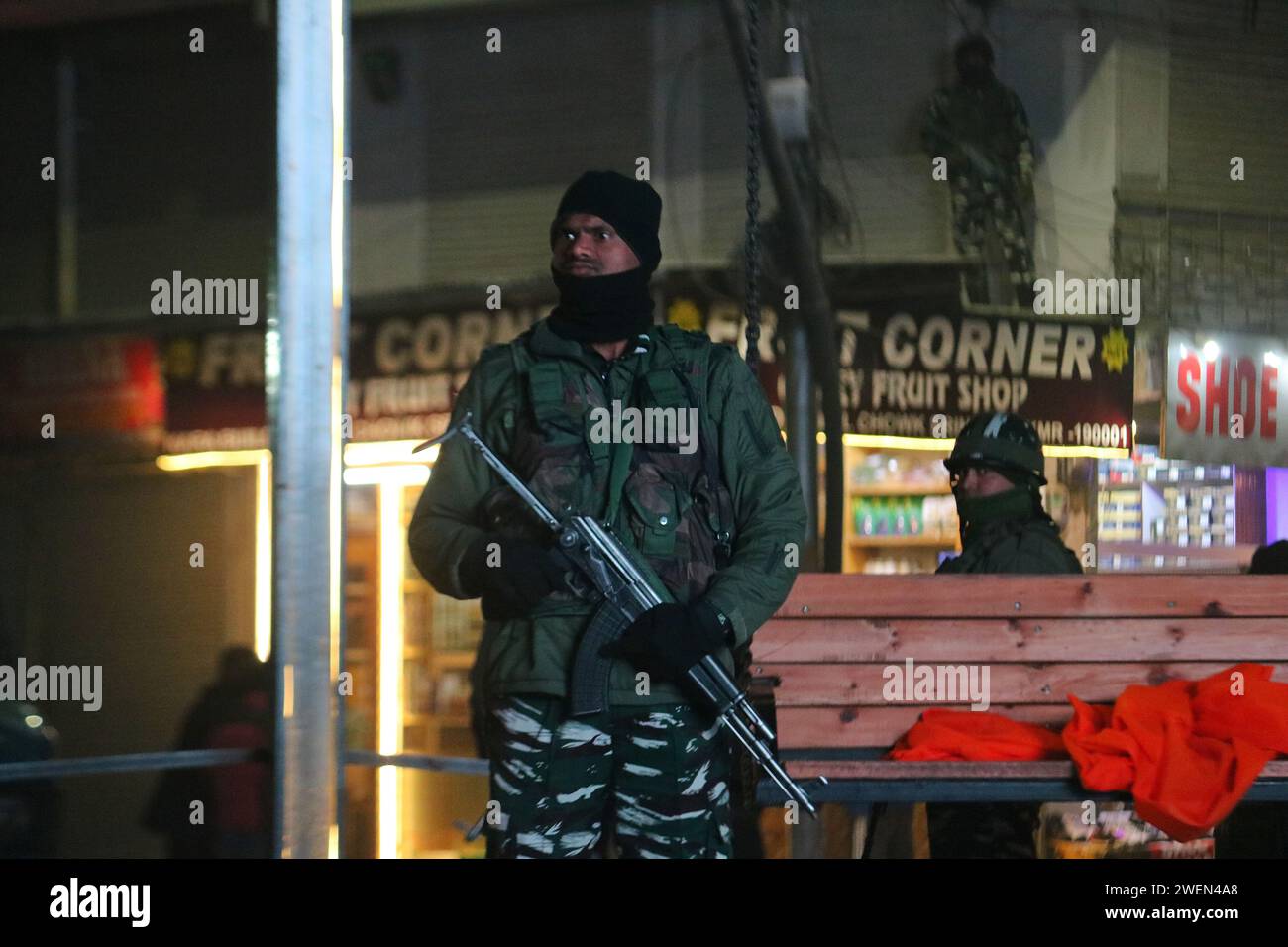 Non Exclusive: January 25,2024, Srinagar Kashmir, India : Indian ...