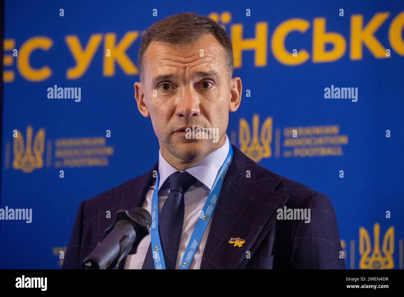 Non Exclusive: KYIV, UKRAINE - JANUARY 25, 2024 - Newly elected ...