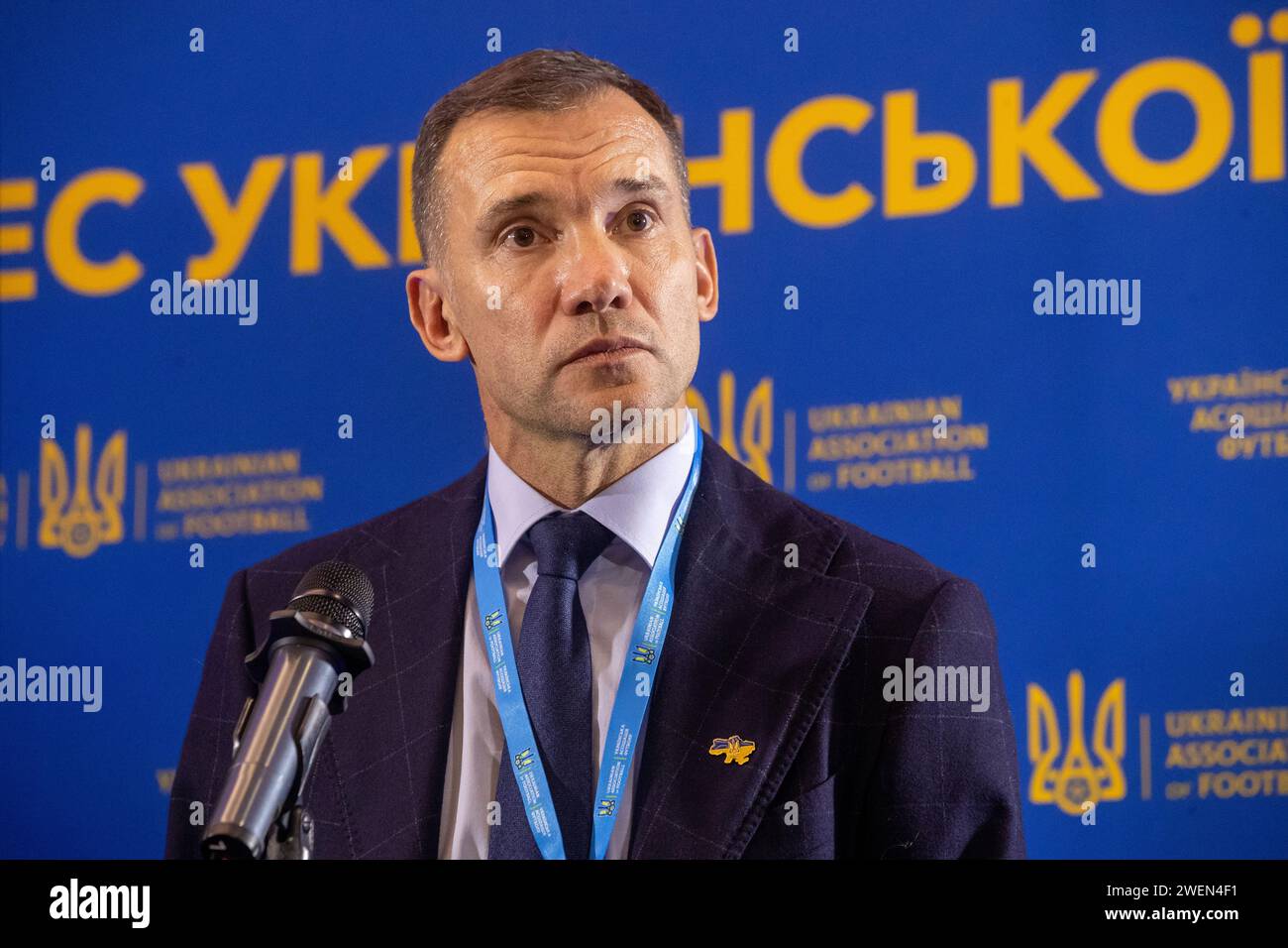 Non Exclusive: KYIV, UKRAINE - JANUARY 25, 2024 - Newly elected ...